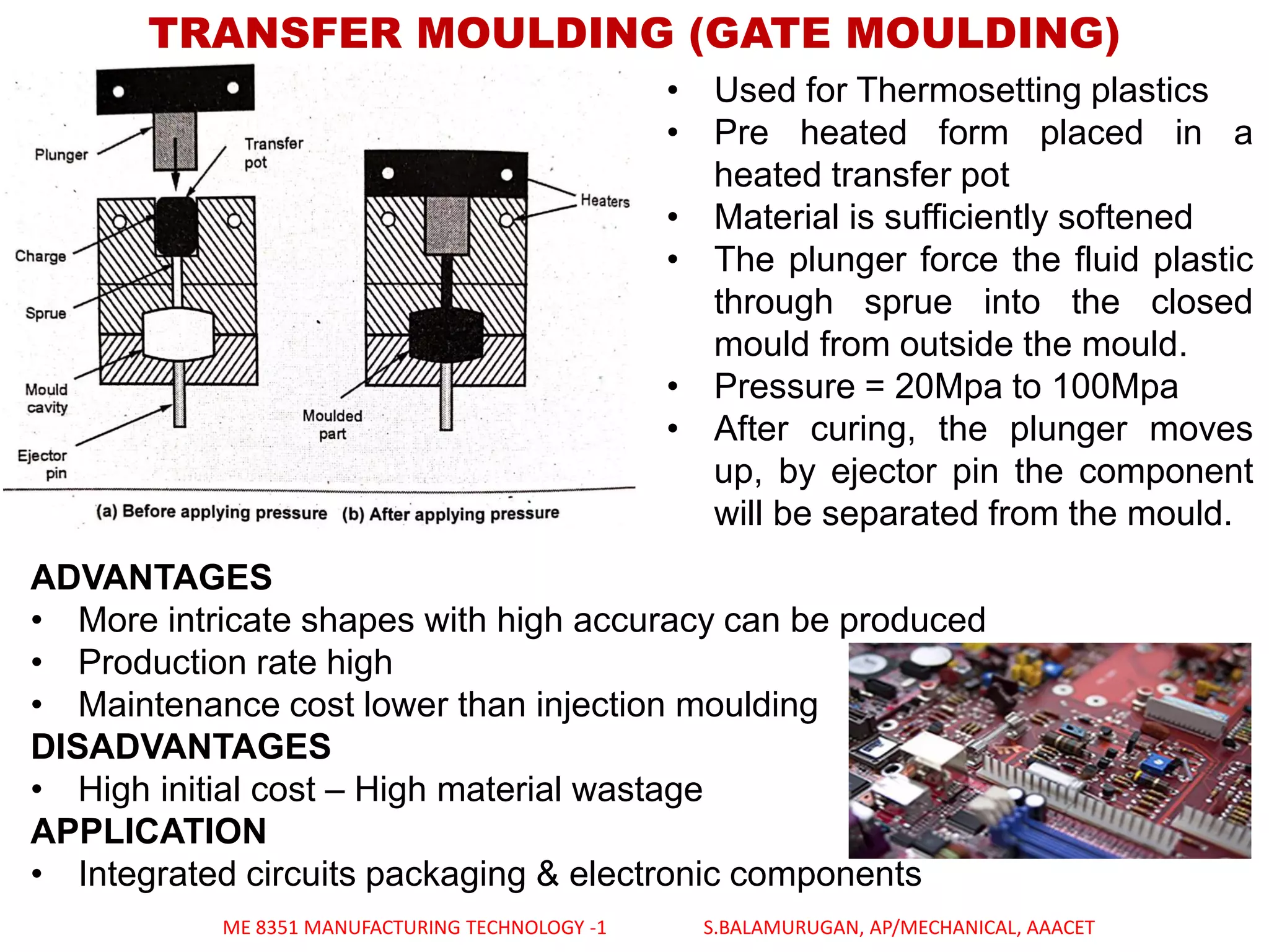 Manufacture of plastic components | PDF
