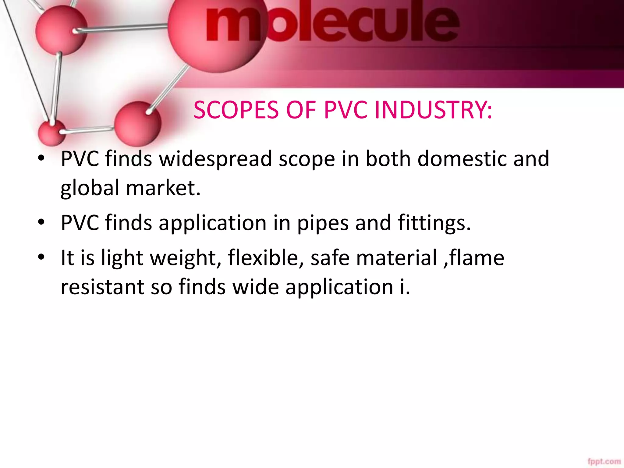 Manufacture of polyvinyl chloride | PPTX