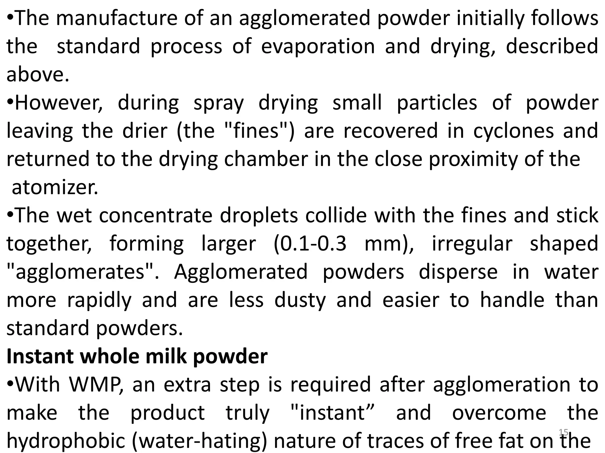 Manufacture of Powder Milk_Food Biotechnology.pdf | Chemistry | Science
