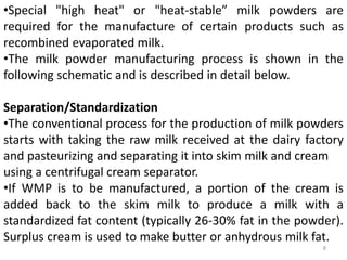 Manufacture of Powder Milk_Food Biotechnology.pdf | Chemistry | Science