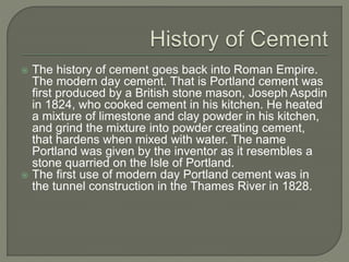 Manufacture process of cement | PPTX