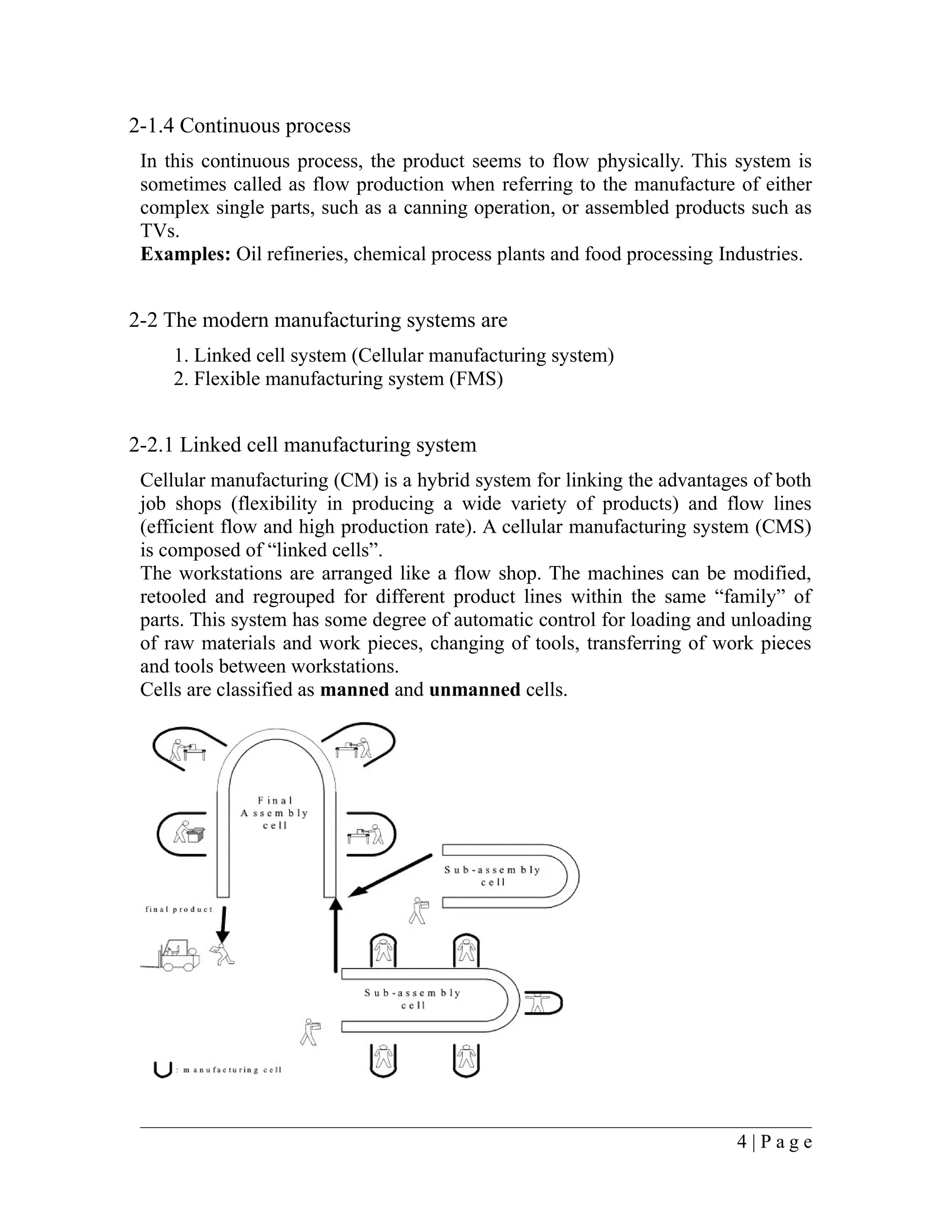 Manufacture systems Report | RTF