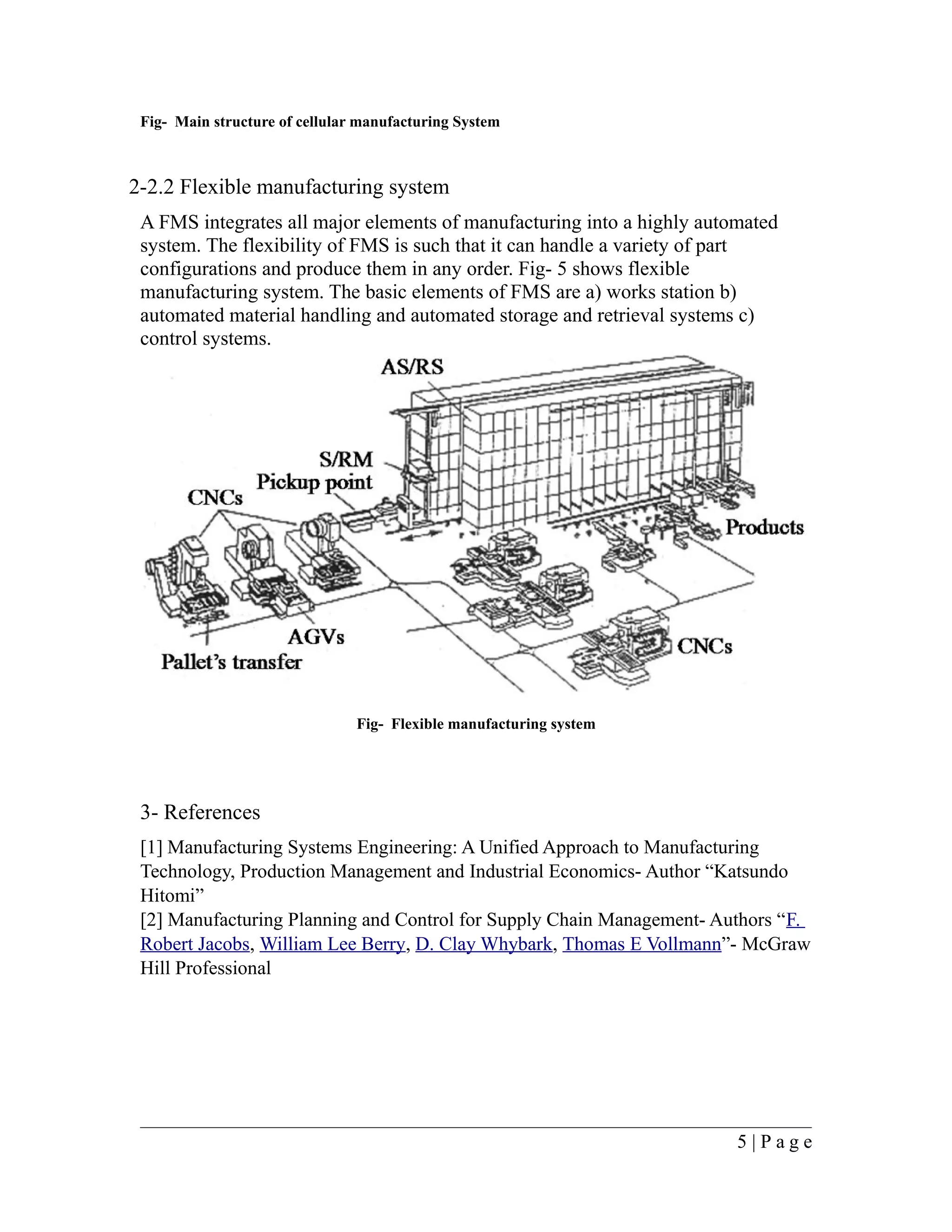 Manufacture systems Report | RTF