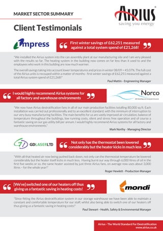 Airius in Manufacturing & Engineering | PDF