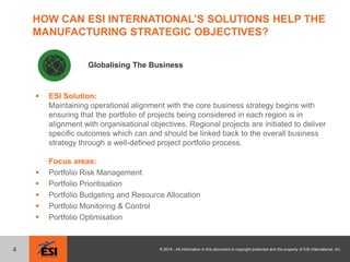 Manufacturing Project Management Training Solutions | PDF