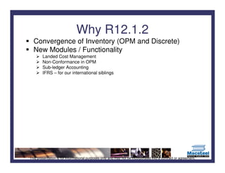 Manufacturing and LCM with Oracle R12 | PDF