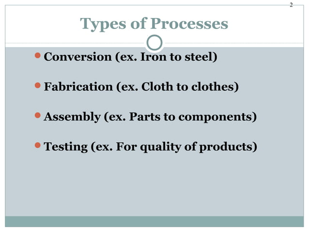 Manufacturing and process selection design | PPT