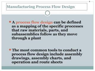 Manufacturing and process selection design | PPT