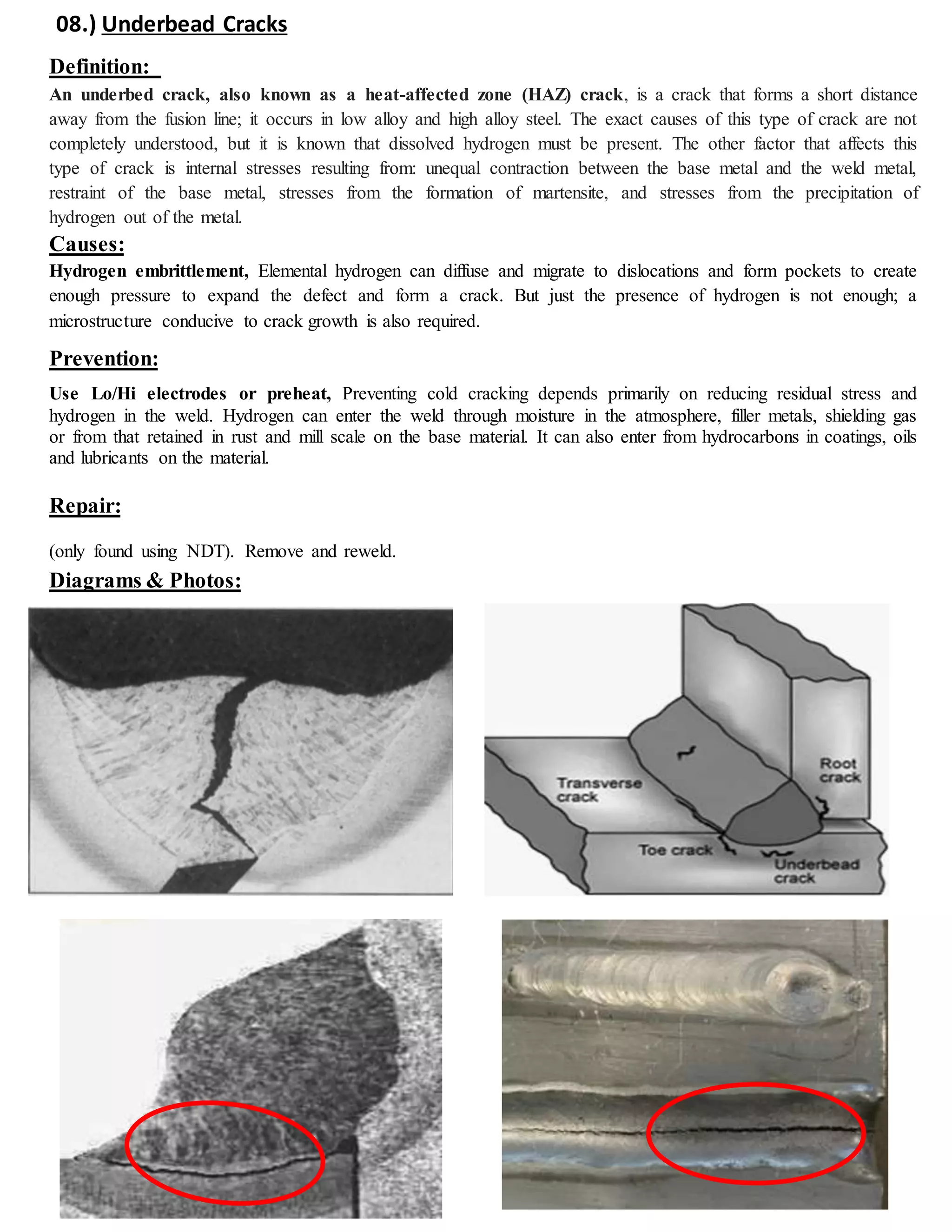 Welding Defects | DOCX