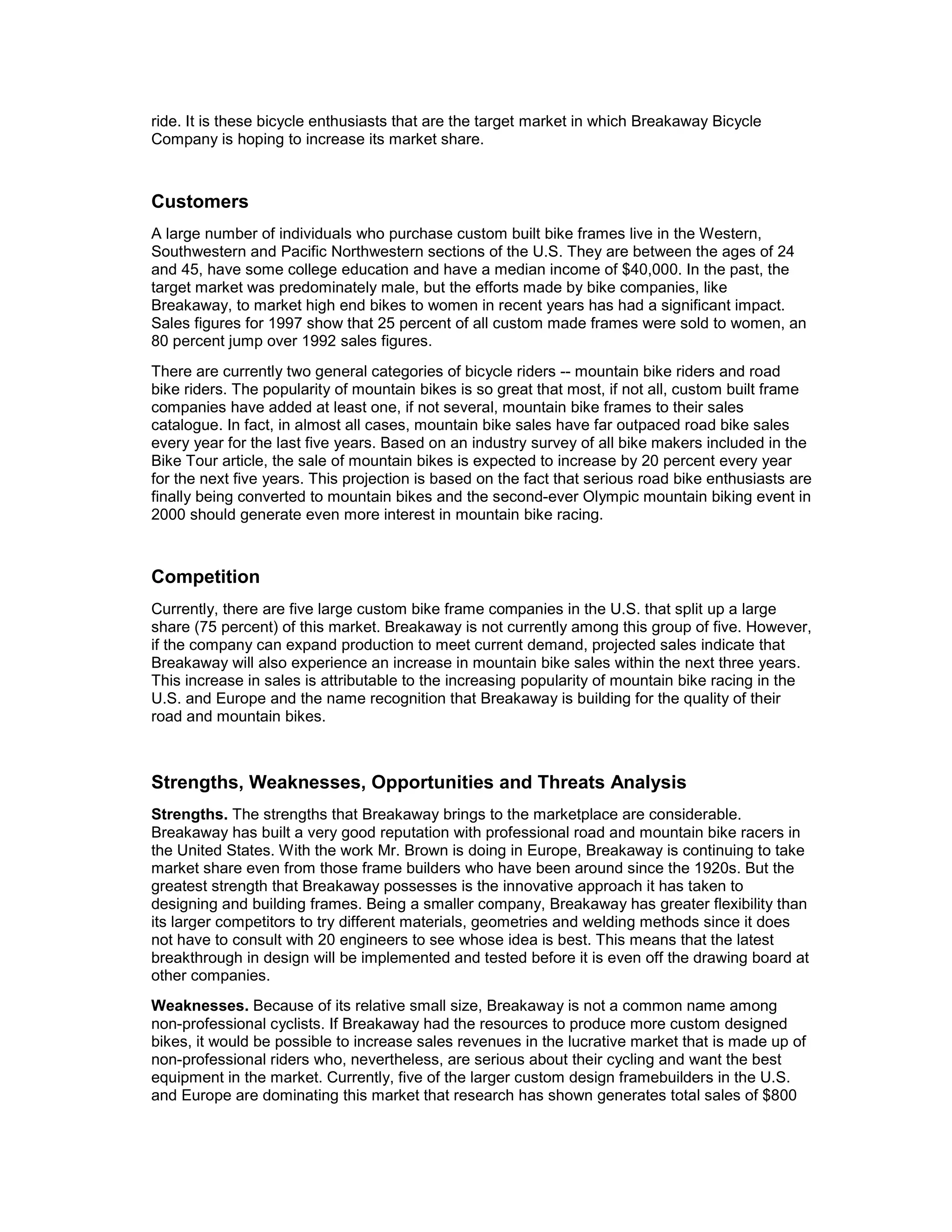 Manufacturing busplan | PDF