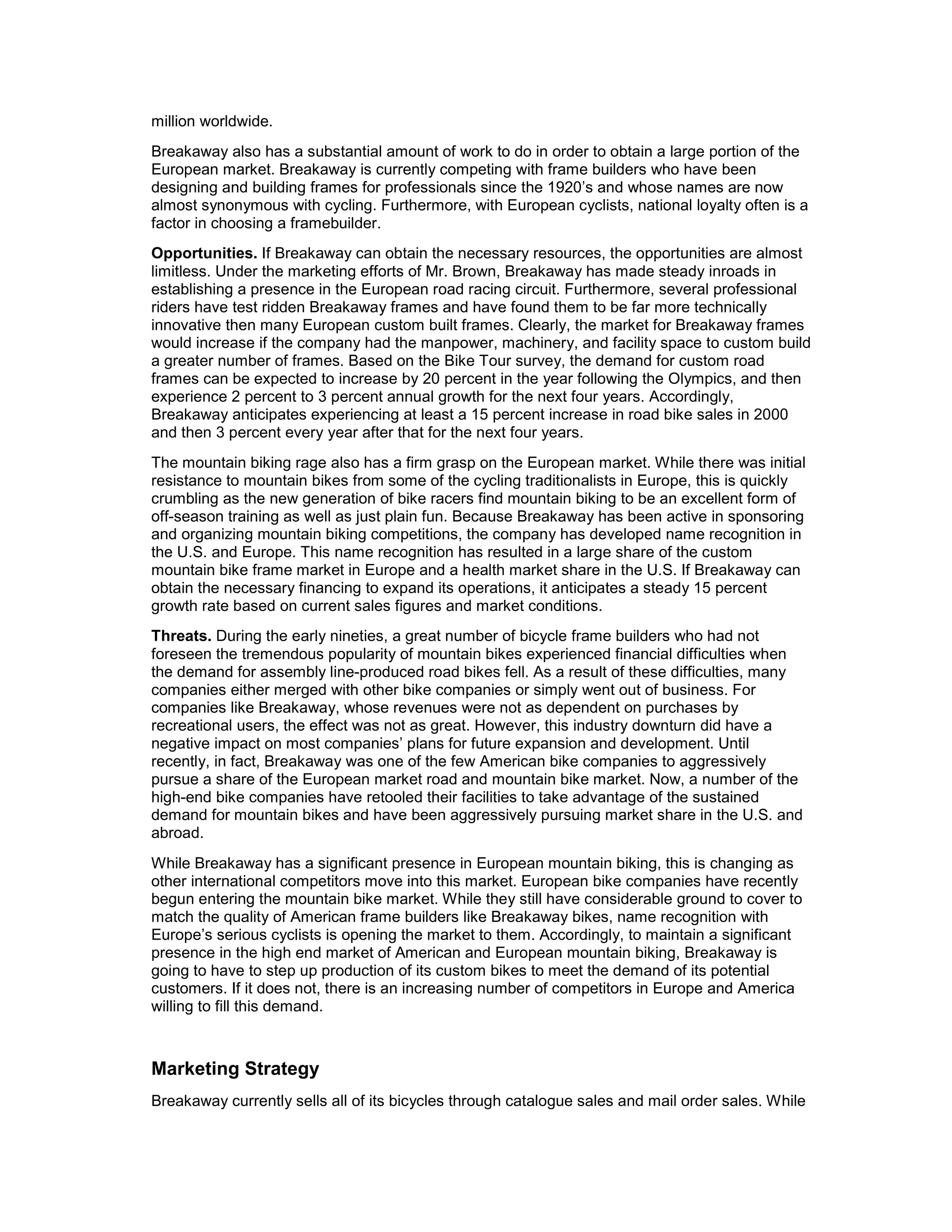 Manufacturing busplan | PDF