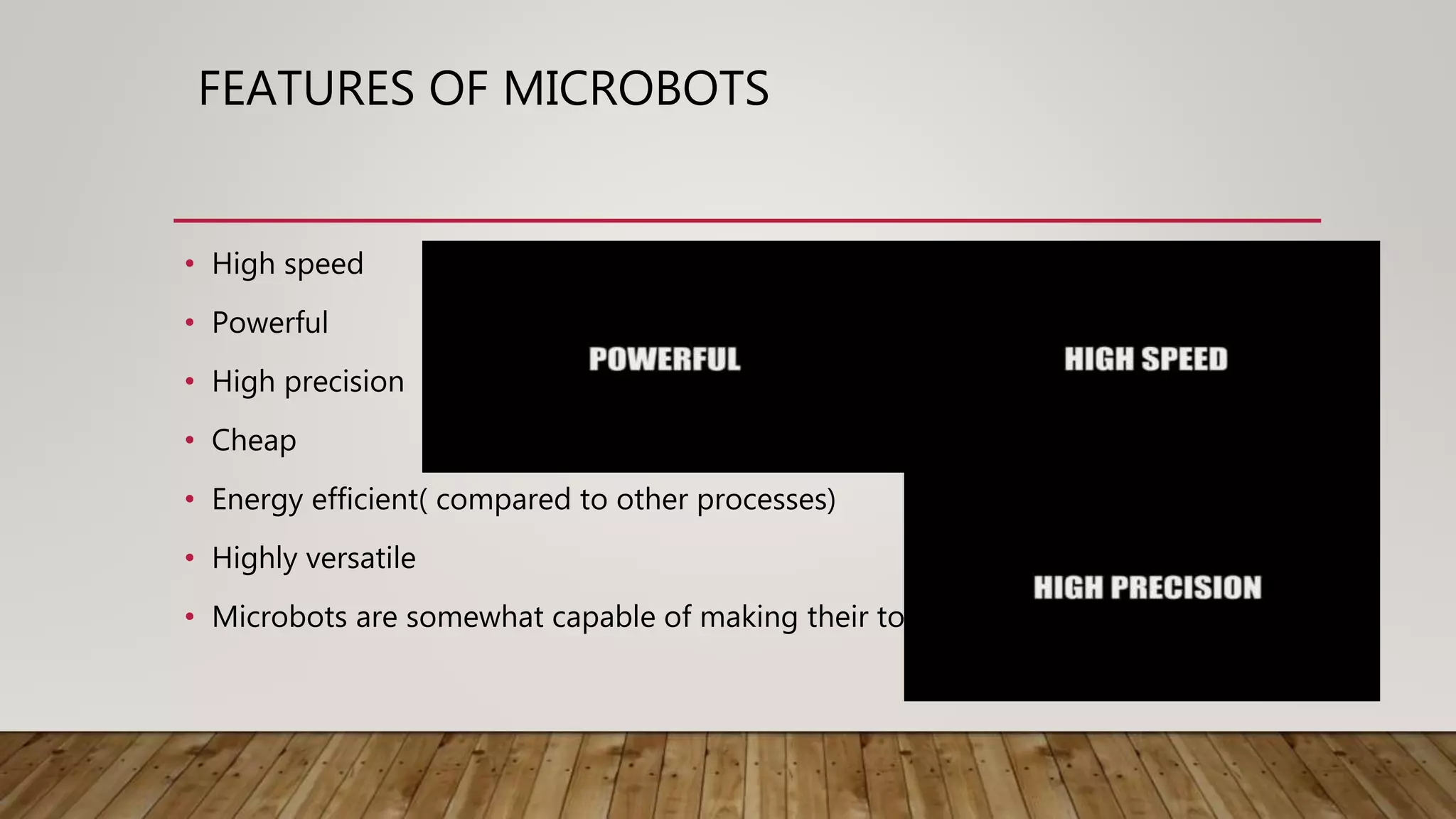 Manufacturing by microbots | PPTX
