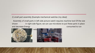 Manufacturing by microbots | PPTX