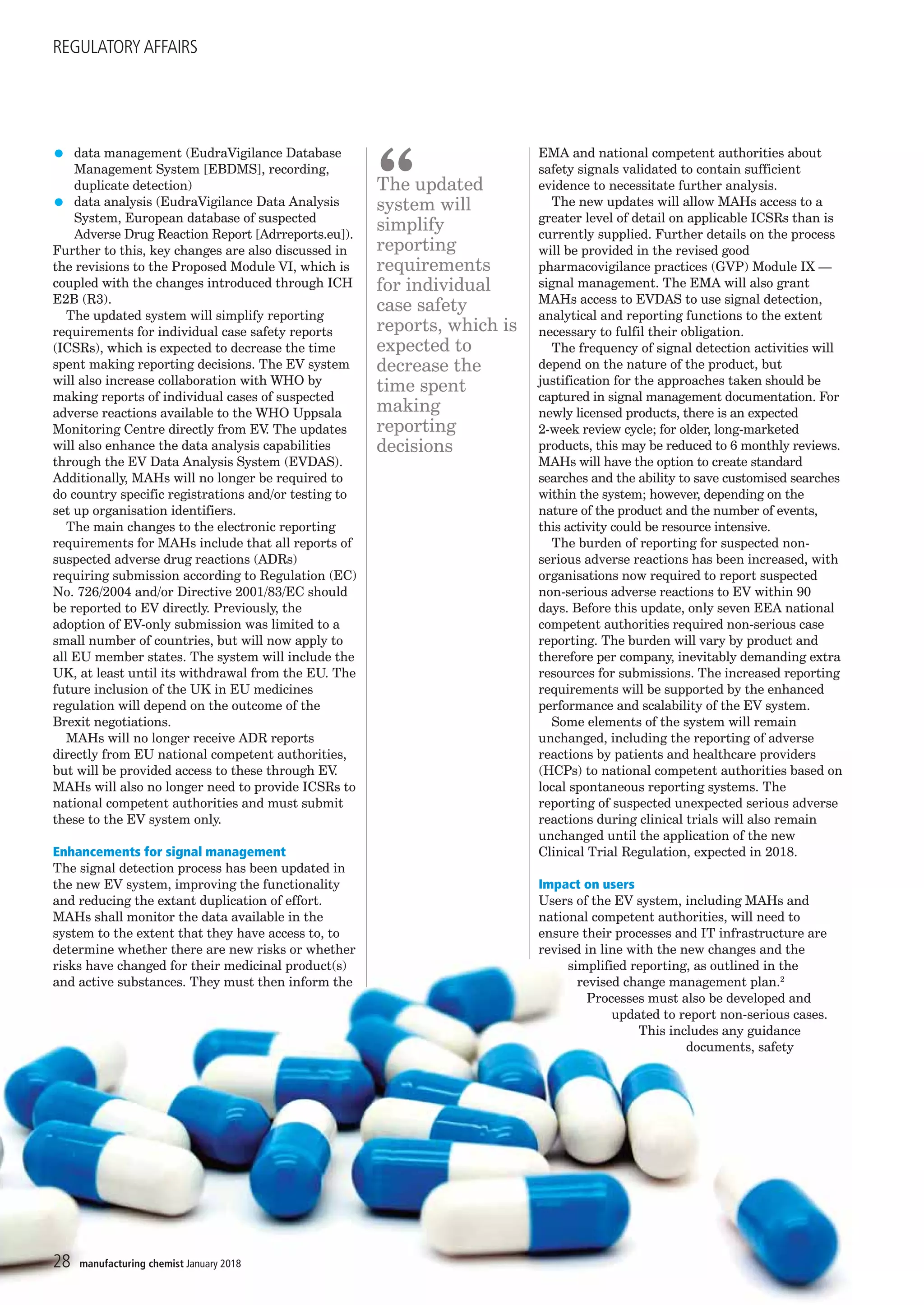 EudraVigilance: What's Changed? | PDF