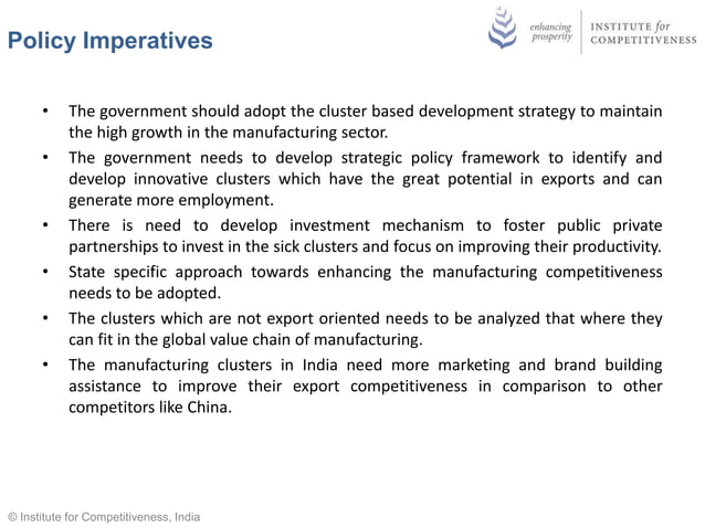 Manufacturing Competitiveness | PPT
