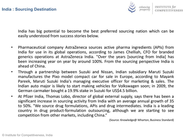Manufacturing competitiveness of Indian states | PPT