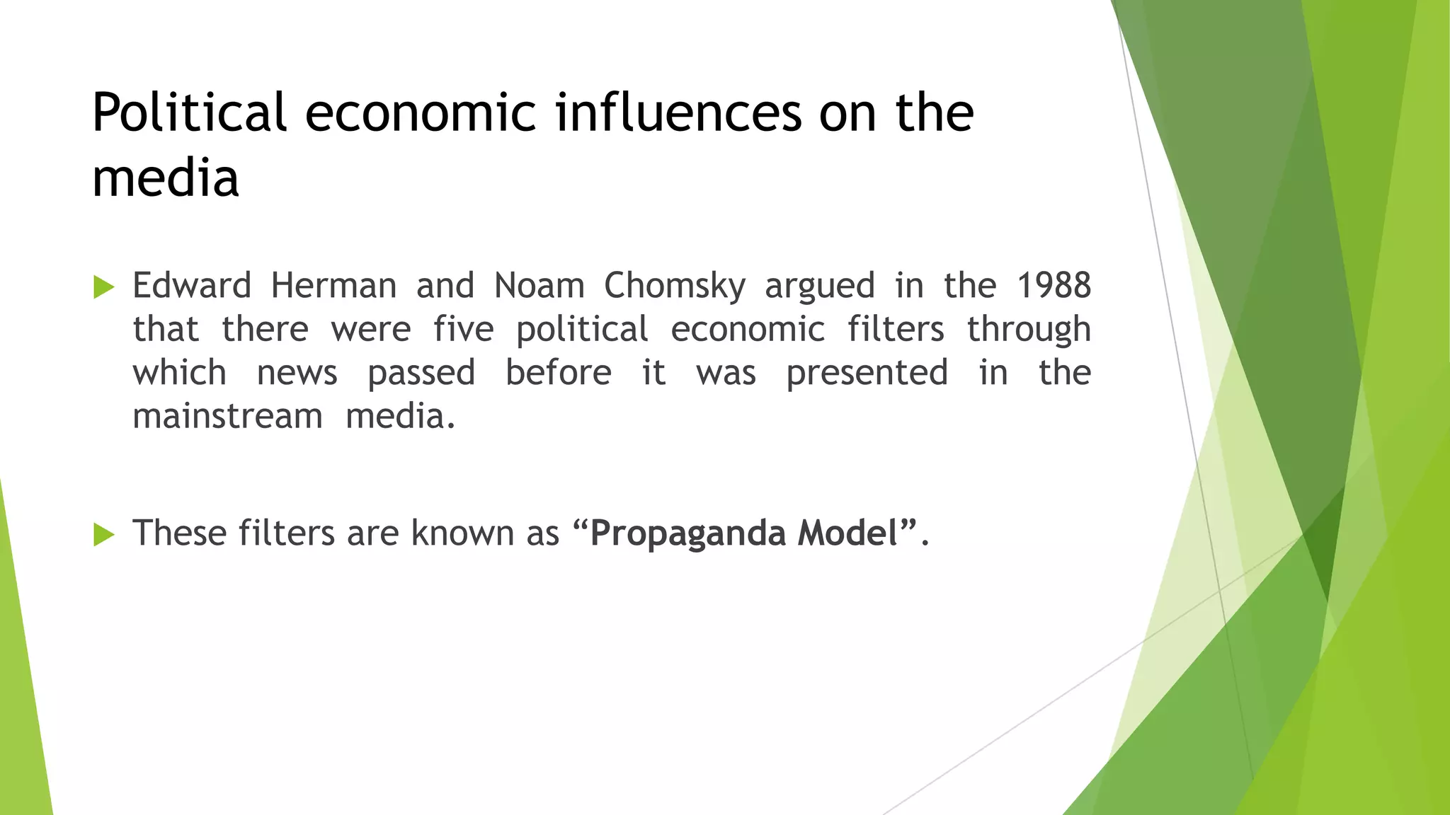 Manufacturing consent ppt | PPTX