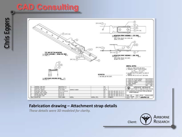 Manufacturing Design & Drafting Portfolio | PPTX
