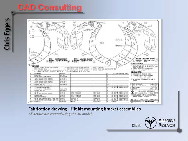 Manufacturing Design & Drafting Portfolio | PPTX