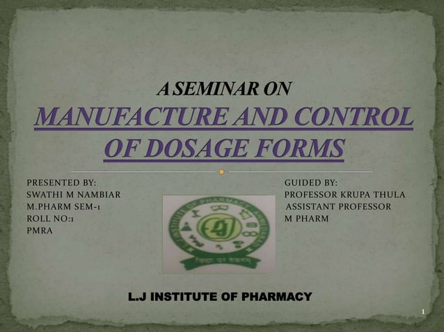 Manufacturing documents-GMP | PPTX | Pharmaceutical Industry | Industries