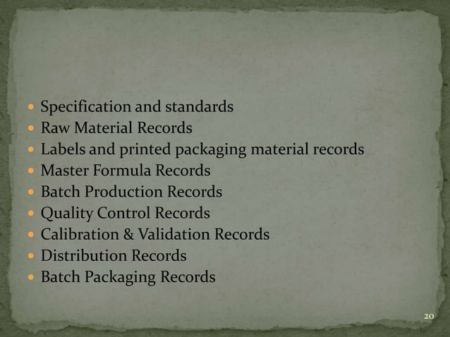 Manufacturing documents-GMP | PPTX | Pharmaceutical Industry | Industries
