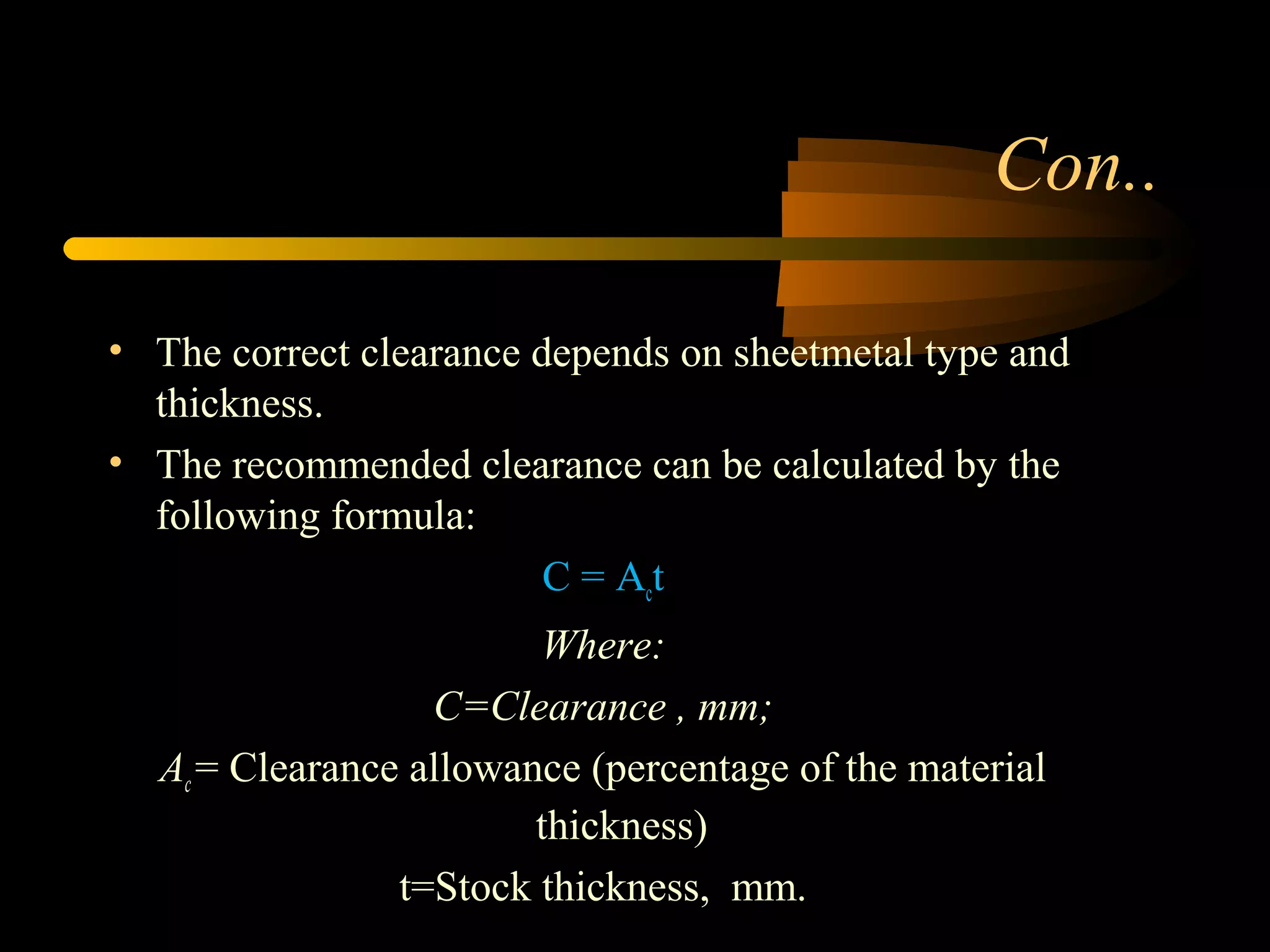 Manufacturing Engineering,Sheet Metal Forming | PPT