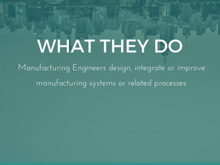 Manufacturing Engineers for Dummies | What You Need To Know In 15 ...