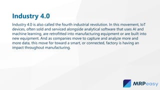 Manufacturing erp and industry 4.0 pdf | PDF