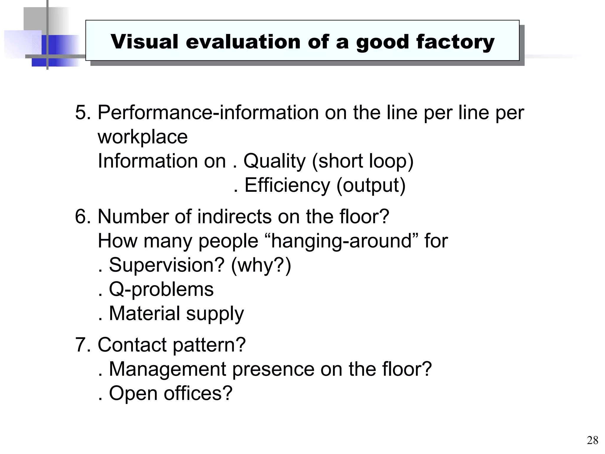 Manufacturing excellence | PPT