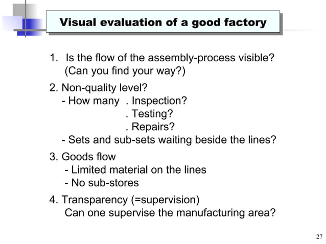 Manufacturing excellence | PPT