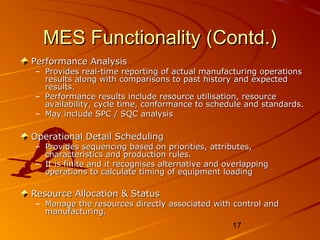 Manufacturing execution system | PPT