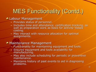 Manufacturing executionsystem 12360484152-phpapp02 | PPT