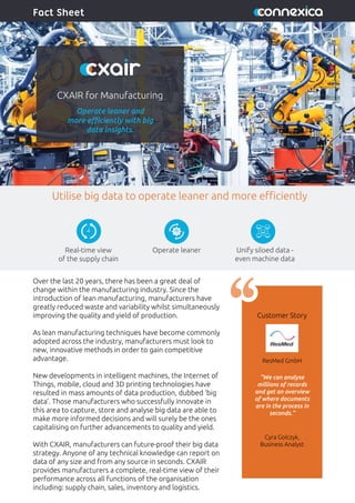 Manufacturing Fact Sheet | PDF