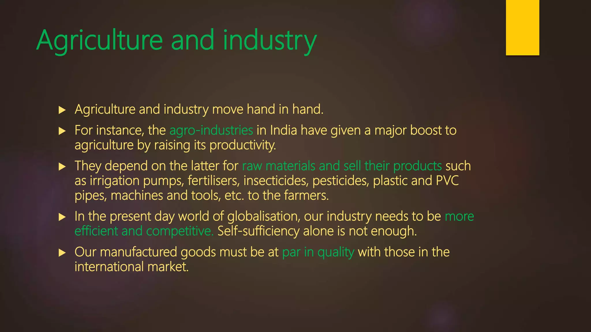 Manufacturing industries | PPTX