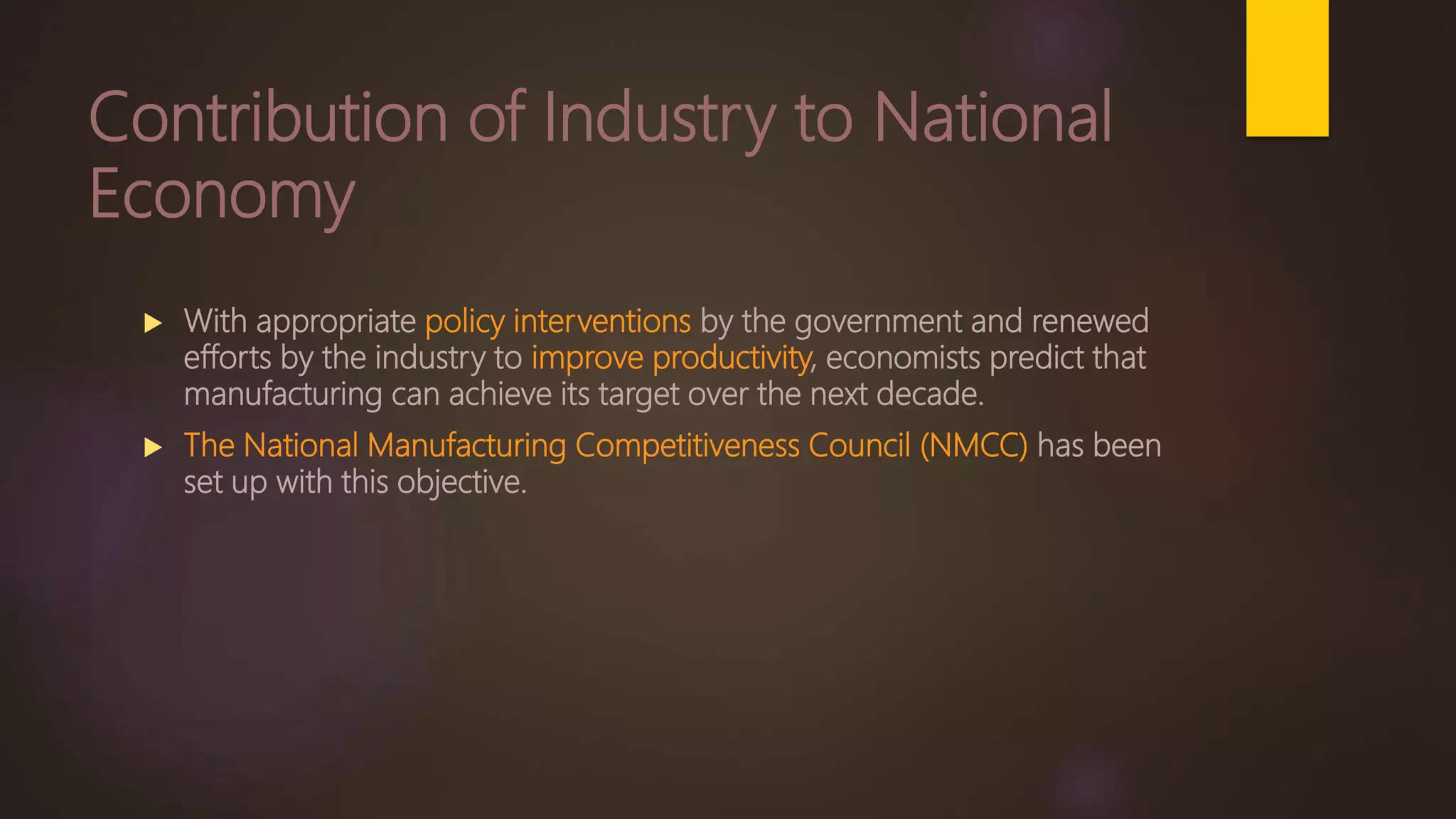 Manufacturing industries | PPTX