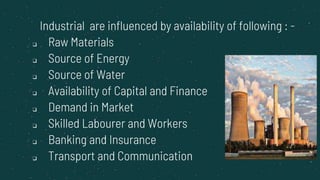 Manufacturing industries Class 10 Social Science | PPTX