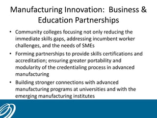 Manufacturing Innovation & the Power of Partnerships | PPTX ...