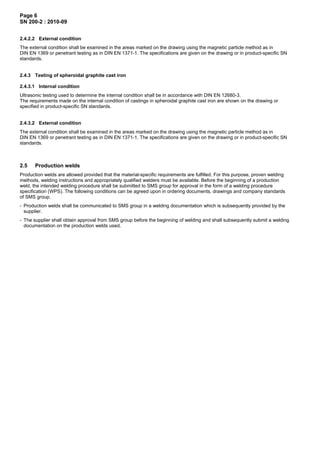 Manufacturing instructions sn200_2010 | PDF