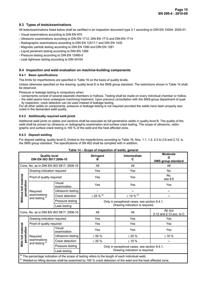 Manufacturing instructions sn200_2010 | PDF