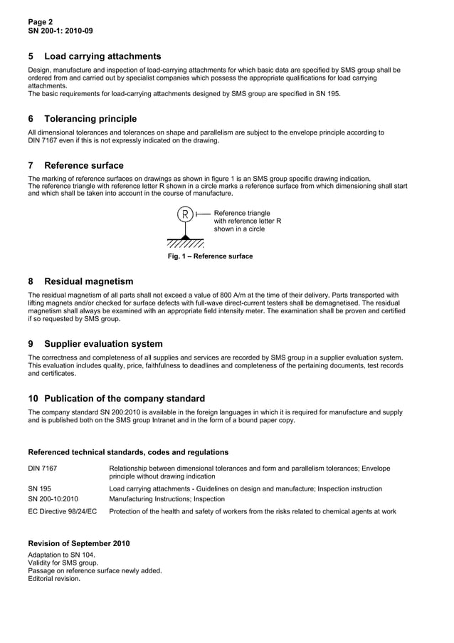 Manufacturing instructions sn200_2010 | PDF