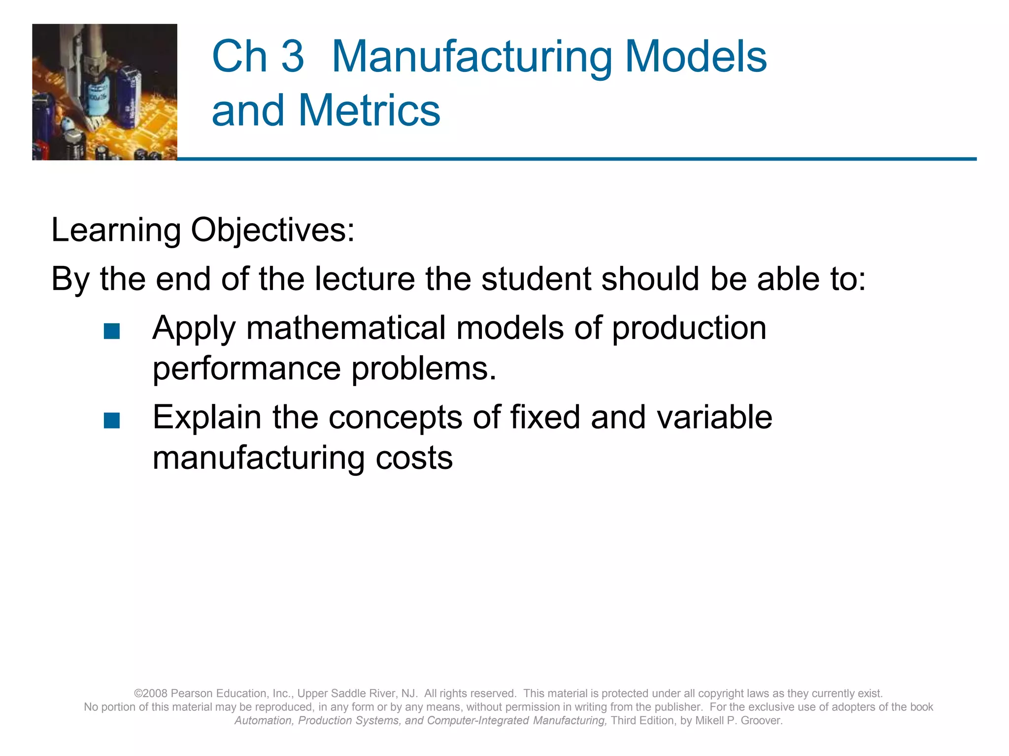 Manufacturing Models and Metrics.pptx
