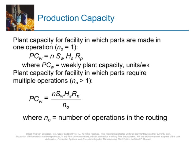 Manufacturing Models and Metrics.pptx | Mechanical and Industrial ...