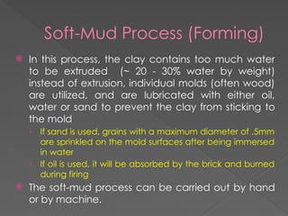 Manufacturing of Brick and brick preparation process and types of ...