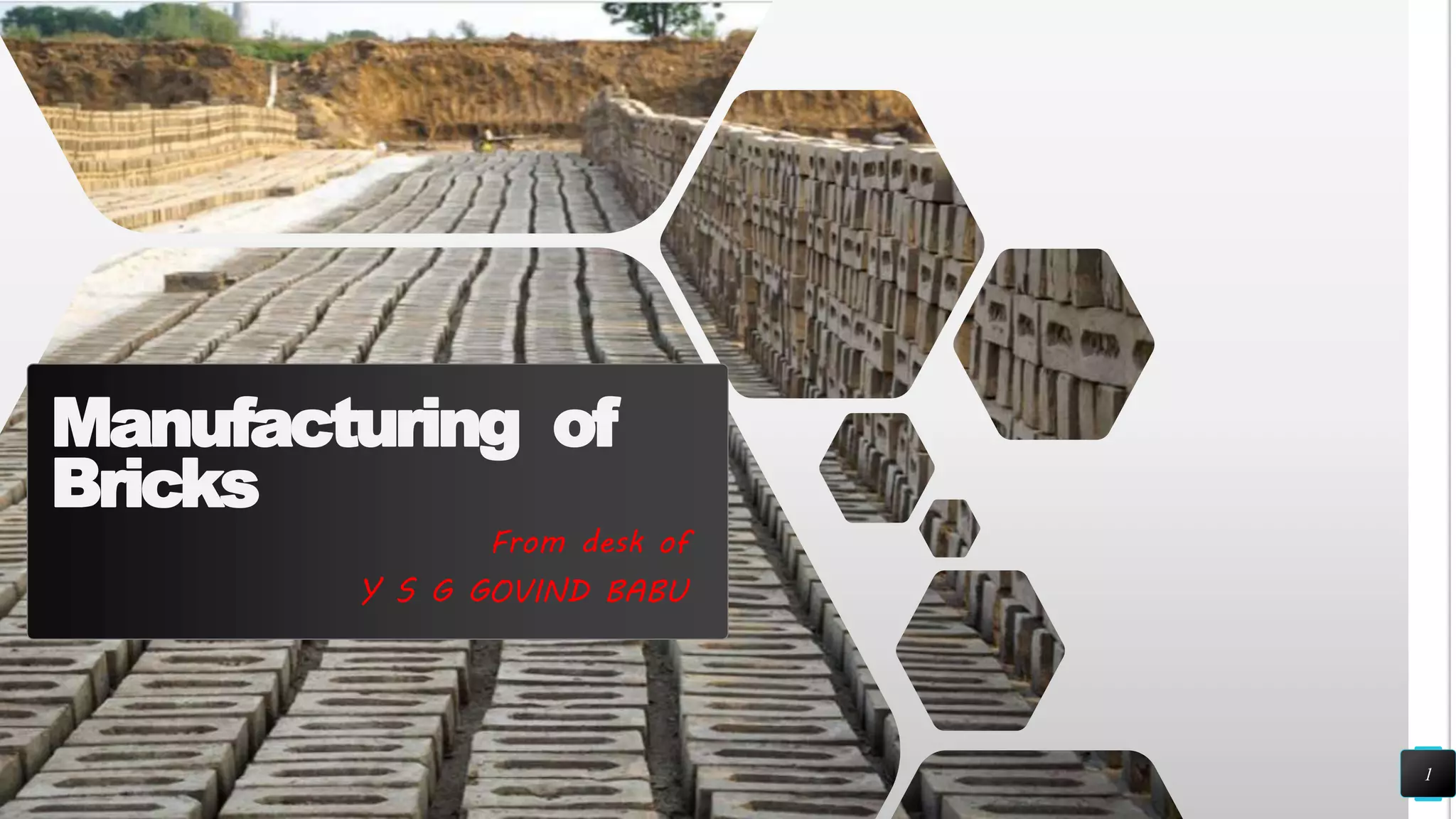 Manufacturing of bricks | PPTX