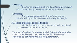 Manufacturing of capsule | PPS