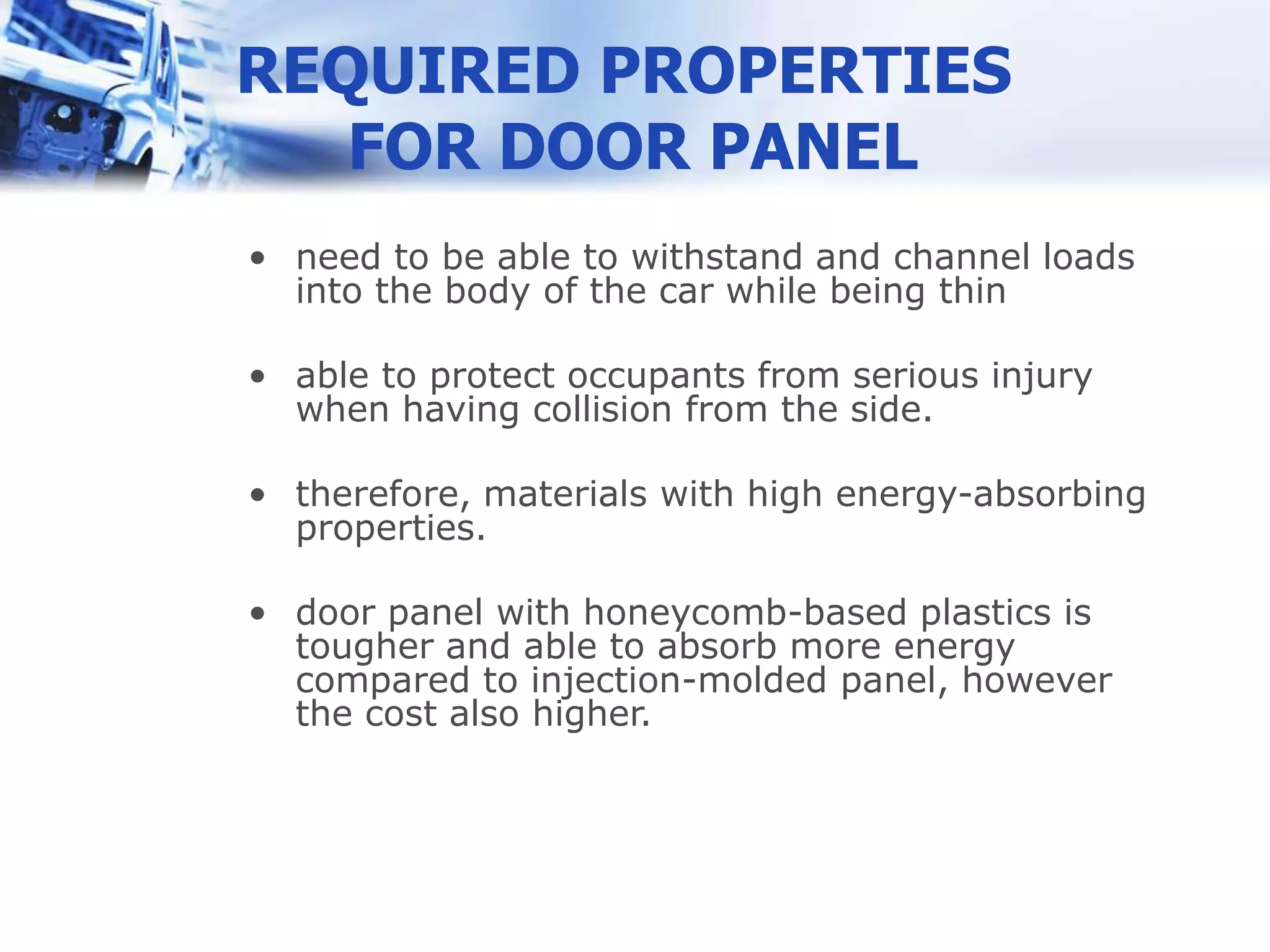 How It Is Made: Car Door Panel | PPTX
