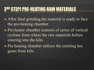 Manufacturing of cement | PPTX