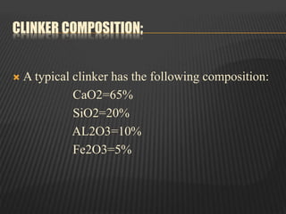 Manufacturing of cement | PPTX