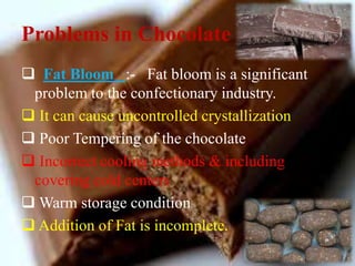 Manufacturing of chocolate Whole Process and its Defects | PPTX