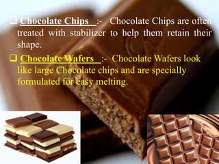 Manufacturing of chocolate Whole Process and its Defects | PPTX